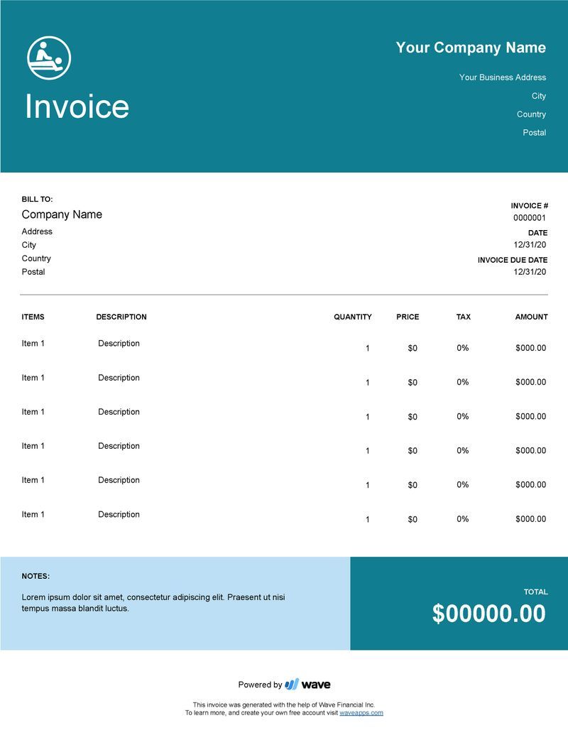 Massage Therapy Invoice Template Free Download massage-therapy-invoice-template-free-download